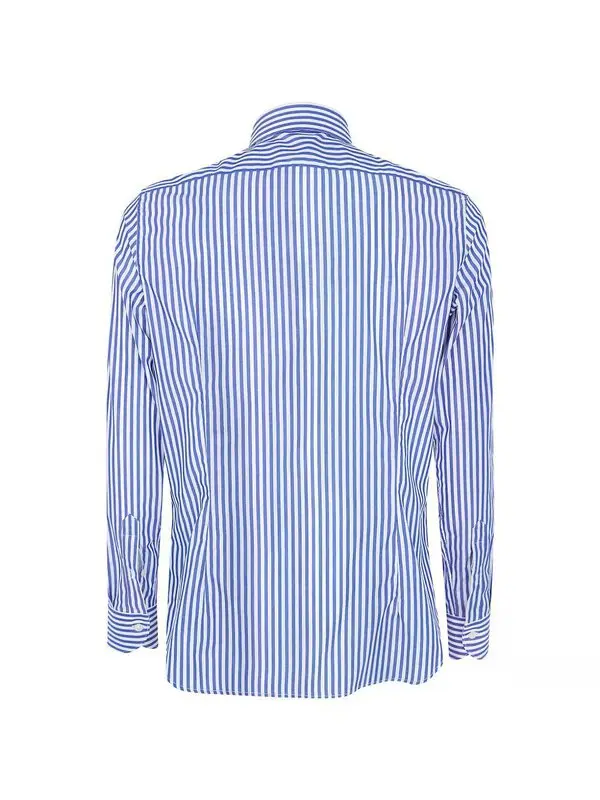 TINTORIA MATTEI 954 Striped Long-sleeve Shirt