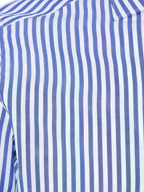 TINTORIA MATTEI 954 Striped Long-sleeve Shirt