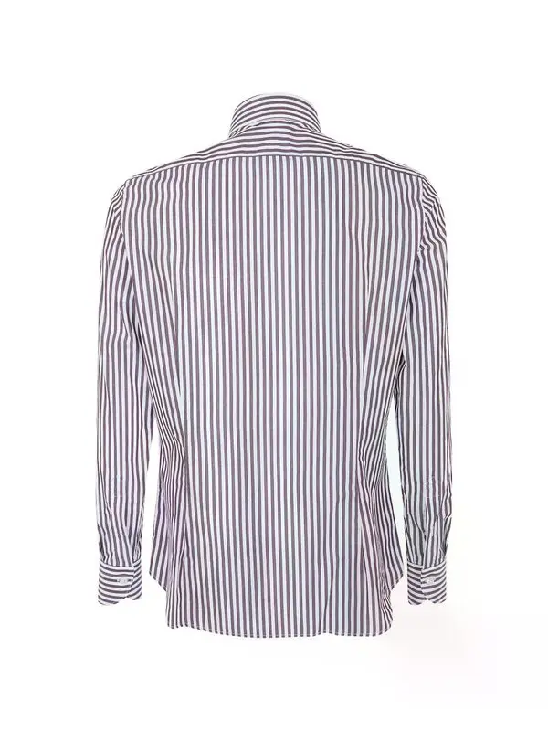 TINTORIA MATTEI 954 Striped Long-sleeve Shirt