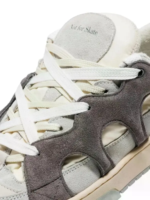 PAURA Panelled Cut-out Sneakers