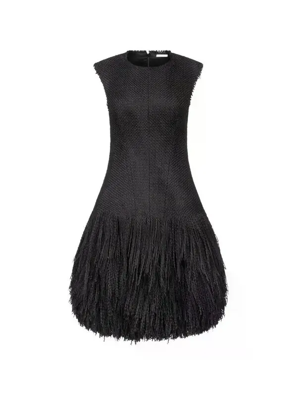 FFORME Talia Fringe-detail Midi Dress