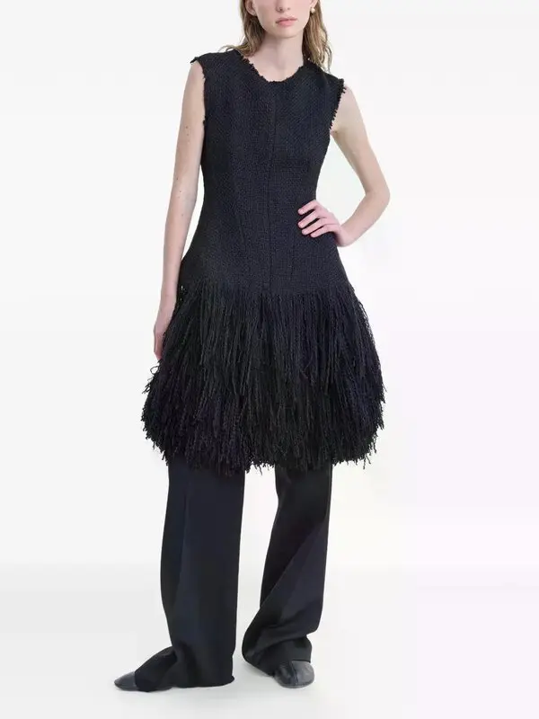 FFORME Talia Fringe-detail Midi Dress