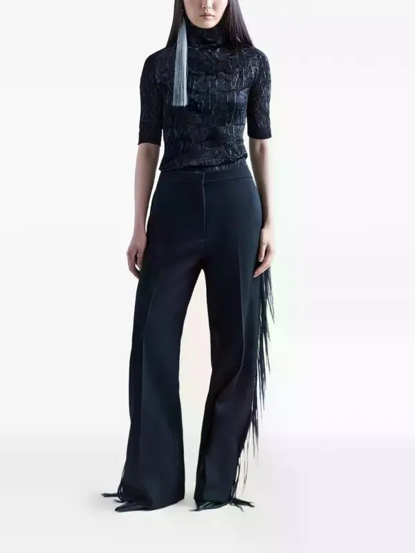 FFORME Luella Fringe-trim Trousers