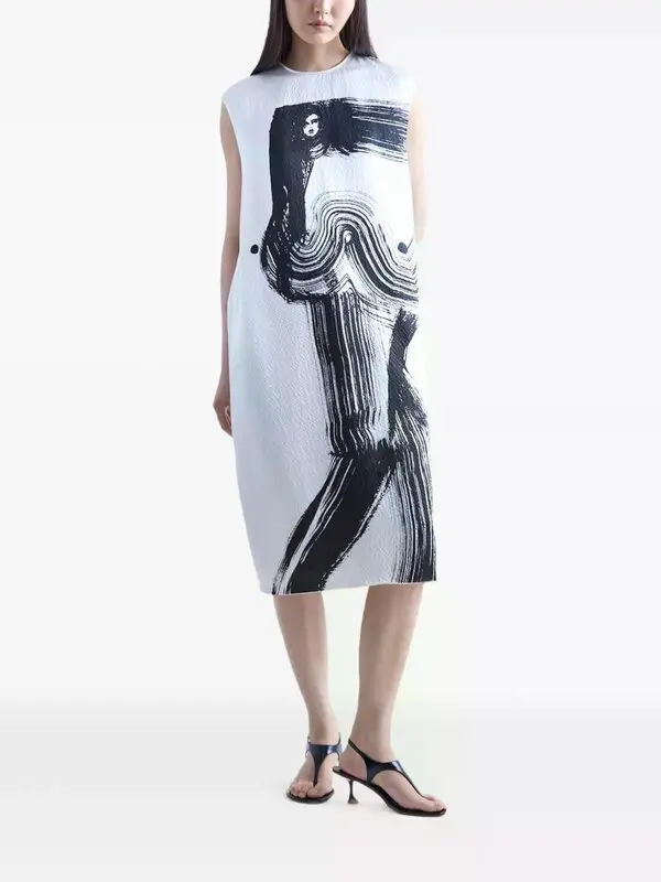 FFORME Dani Graphic-print Midi Dress