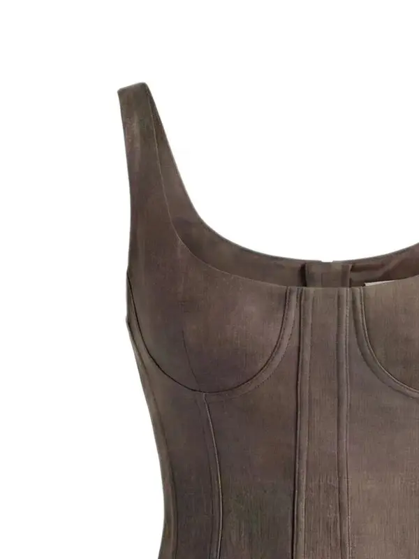 Monse Sleeveless Corset Top
