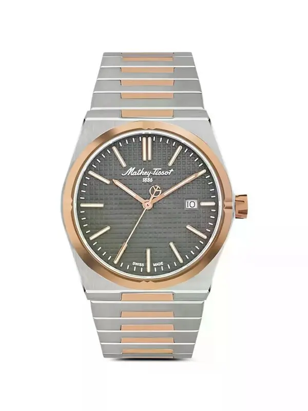 MATHEY TISSOT Zeus 41mm Watch - Silver