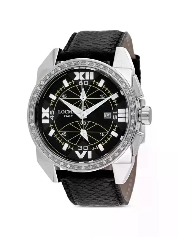 Locman Cavallo Pazzo 45mm Watch - Black