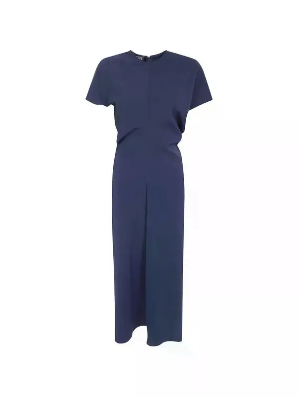 DRHOPE Draped Midi Dress
