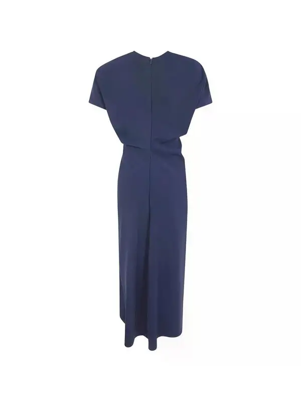 DRHOPE Draped Midi Dress