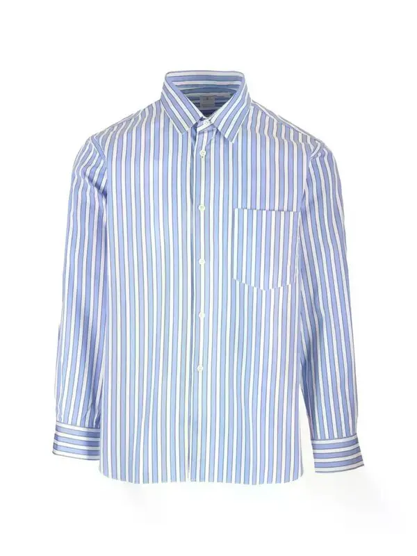 Comme Des Garçons Striped Cotton Shirt