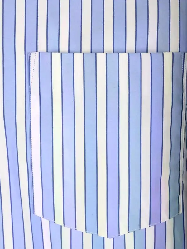 Comme Des Garçons Striped Cotton Shirt