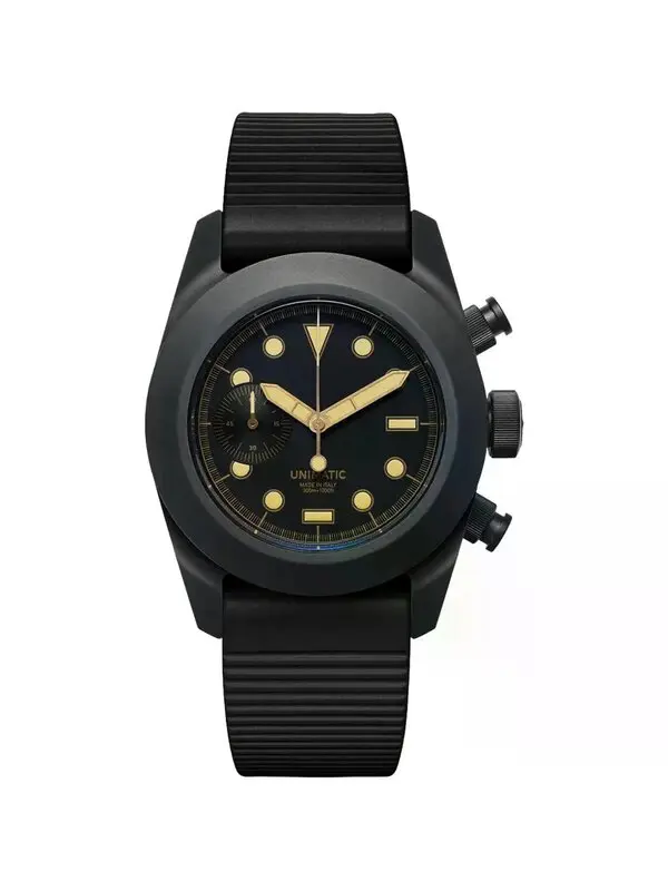UNIMATIC Modello Tre 40mm Chronograph Watch - Black
