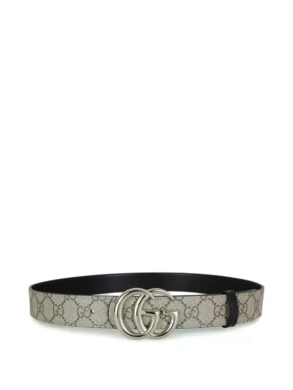 Gucci Gg Marmont Reversible Belt - Neutrals