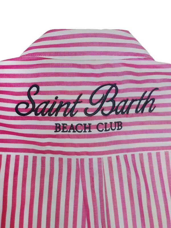 MC2 SAINT BARTH Brigitte Striped Shirt - Pink