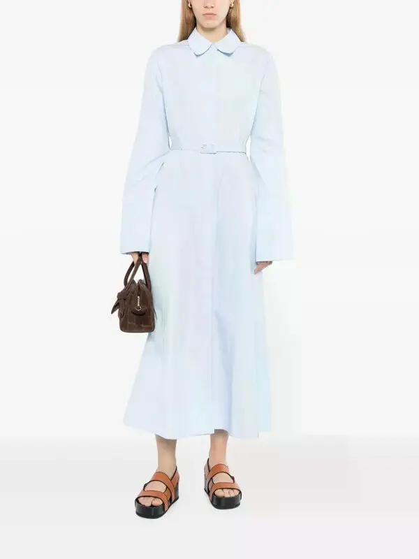 Gabriela Hearst Carmina Cotton Dress - Blue