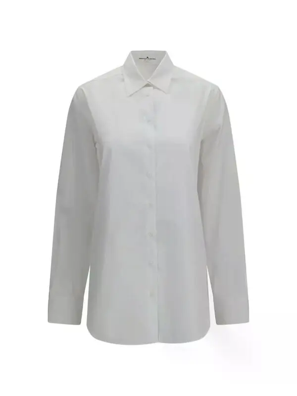 Ermanno Scervino Cotton Lace-up Back Shirt - White