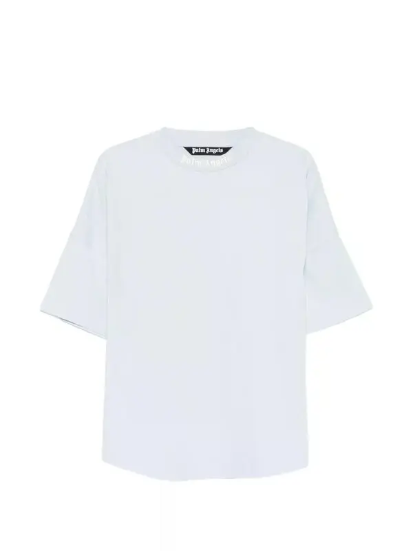Palm Angels Logo-print T-shirt - Blue