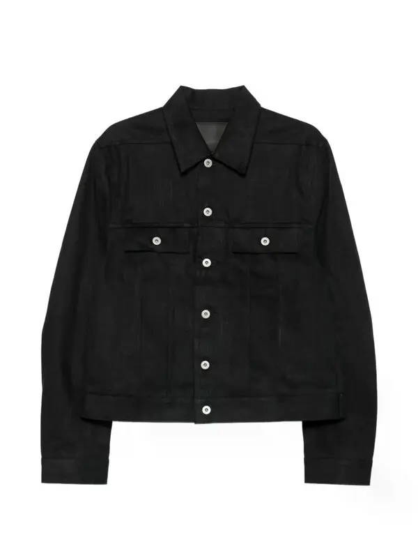 Rick Owens Button-up Trucker Denim Jacket