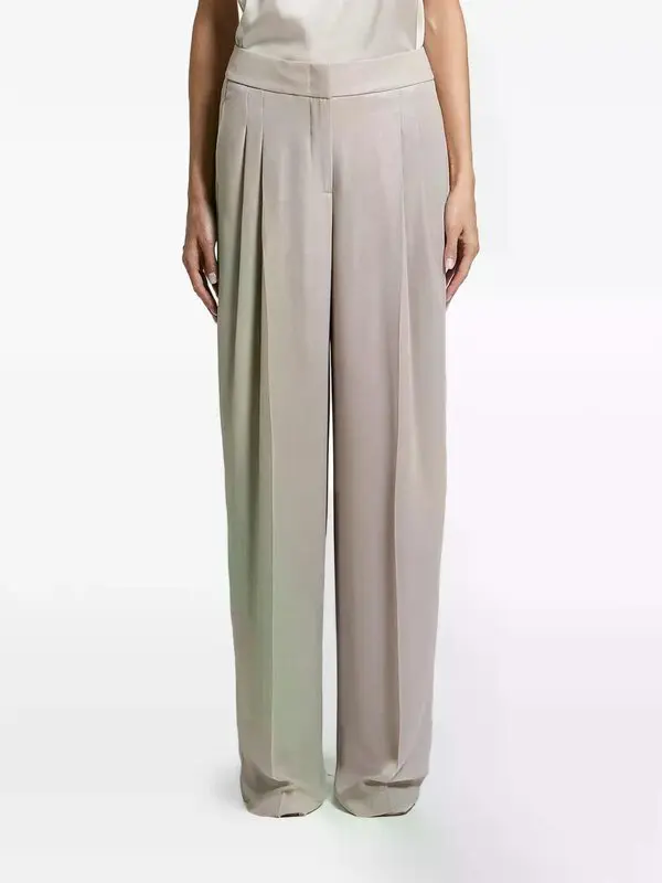 Peserico Pleated Wide-leg Trousers