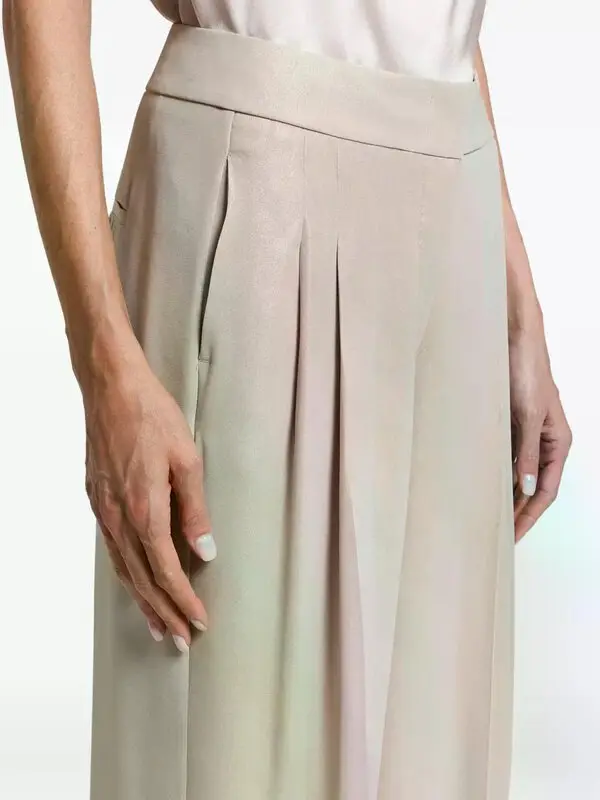 Peserico Pleated Wide-leg Trousers