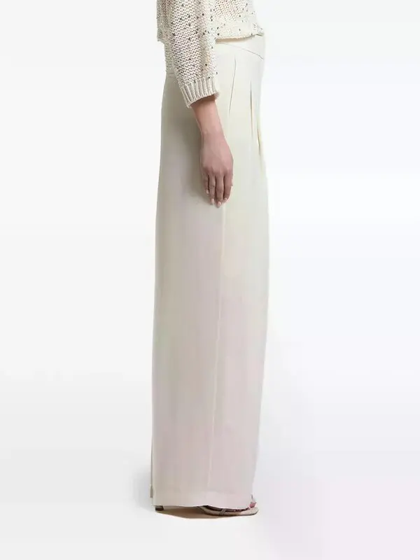Peserico Pleated Wide-leg Trousers