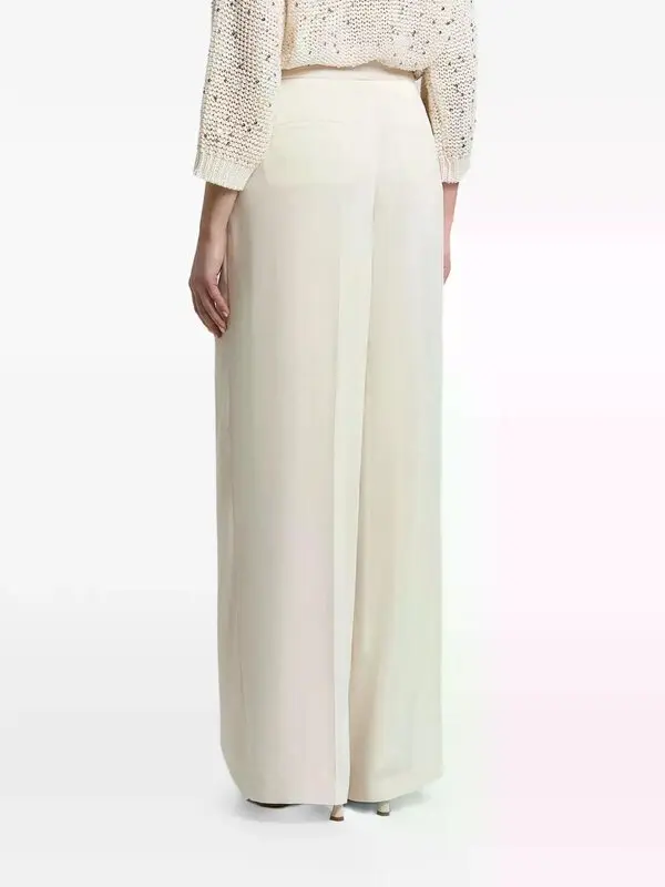 Peserico Pleated Wide-leg Trousers