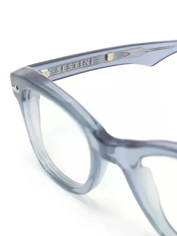 SESTINI EYEWEAR Dieci Wayfarer-frame Eyeglasses - Blue