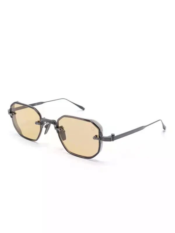 AKONI Square-frame Sunglasses - Black