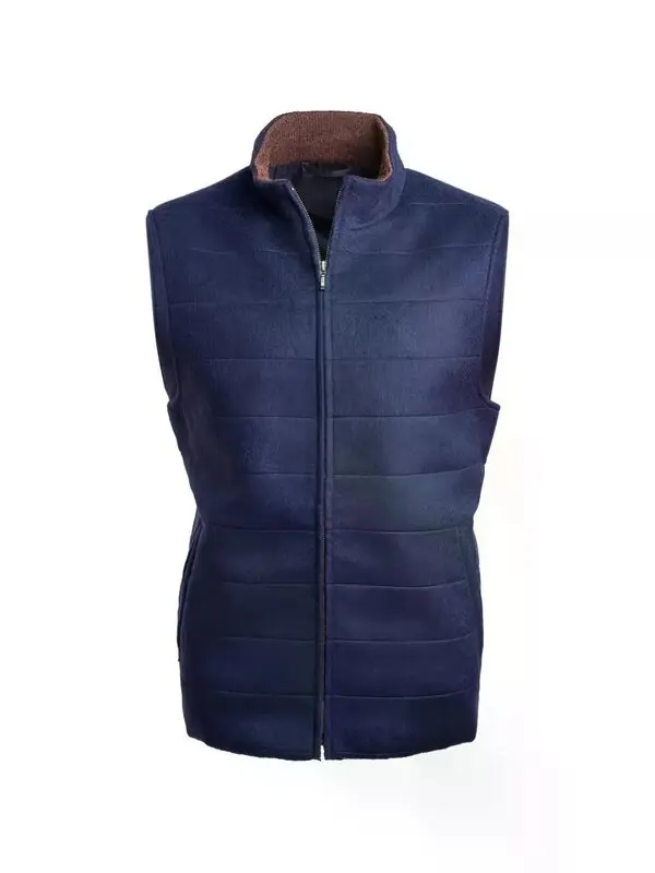 FIORE DI NAPOLI Padded Alpaca Gilet