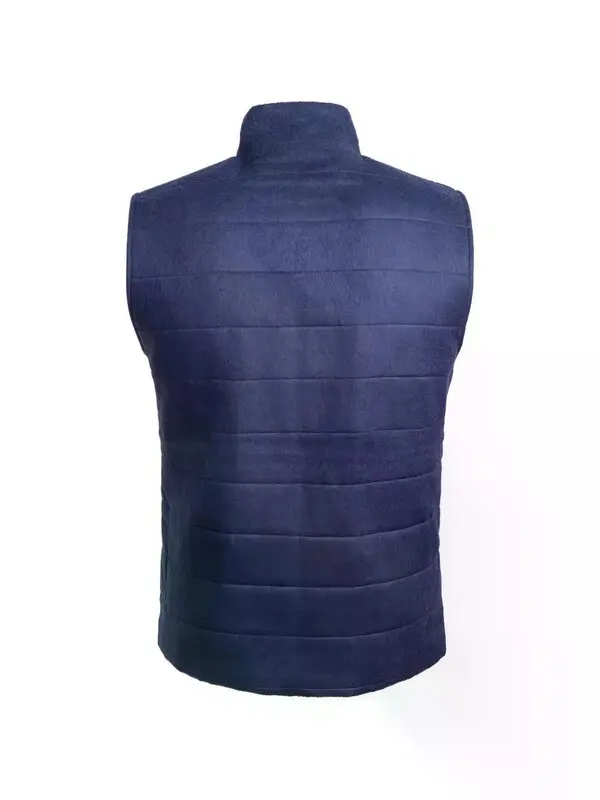 FIORE DI NAPOLI Padded Alpaca Gilet