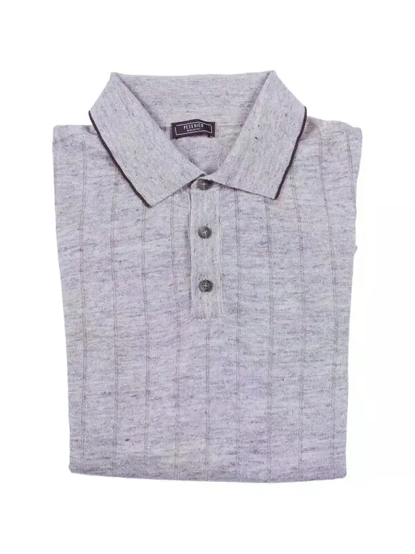 Peserico Ribbed-knit Polo Sweater