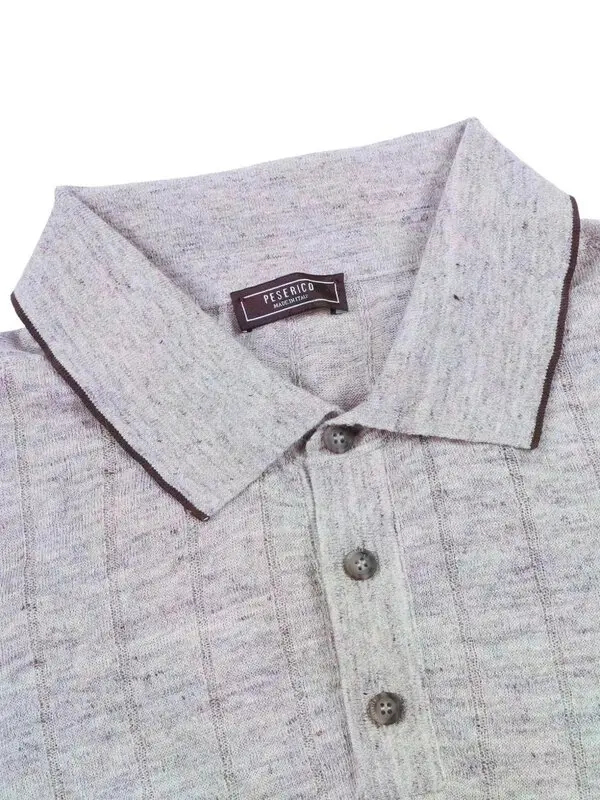 Peserico Ribbed-knit Polo Sweater