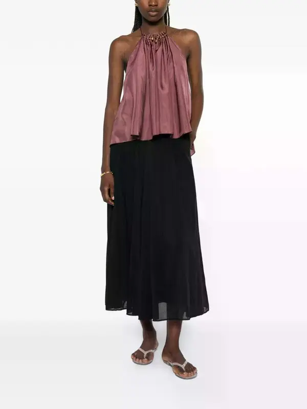 FORTE_FORTE Zip-fastening Midi Skirt