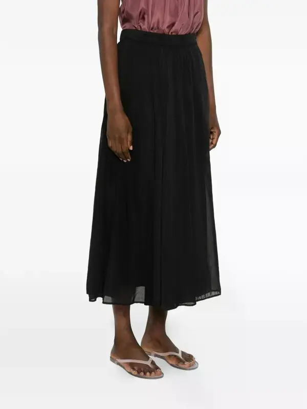 FORTE_FORTE Zip-fastening Midi Skirt