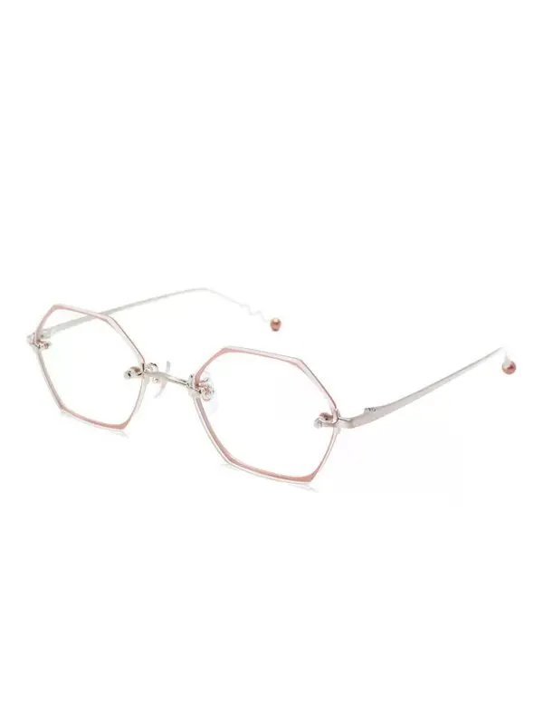 MEGANE AND ME Geometric Frame Glasses