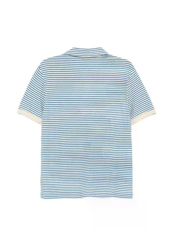 Paul Smith Striped Polo Shirt - Blue