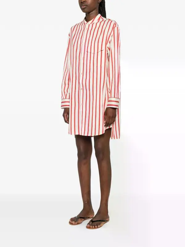 FORTE_FORTE Pinstripe Oversized Shirt