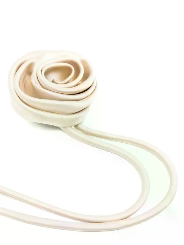 Max Mara Mxamoschea Floral-appliqué Brooch - Neutrals