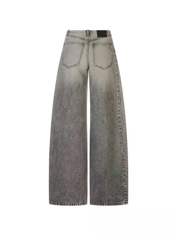 Sportmax Seam Detail Flared Jeans - Grey