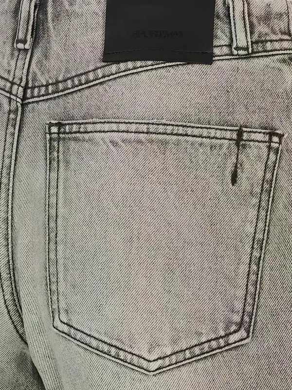 Sportmax Seam Detail Flared Jeans - Grey