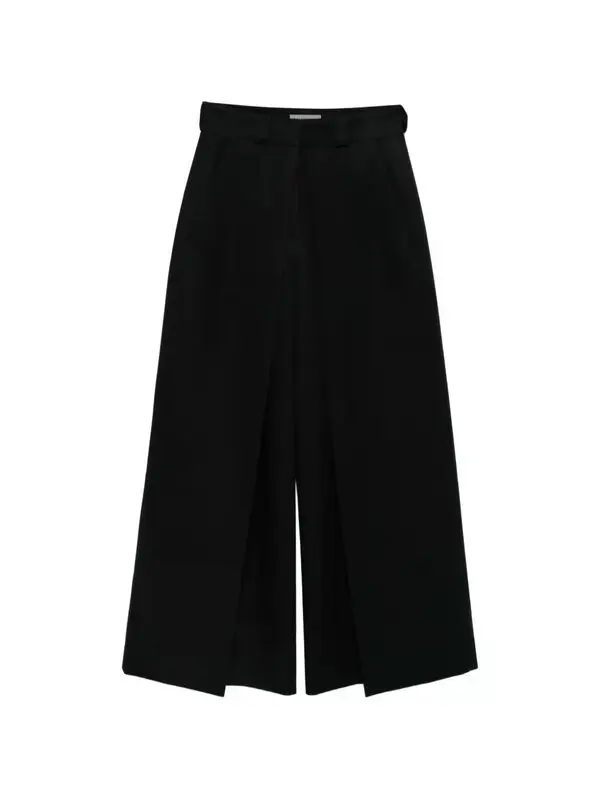 Balenciaga Inverted-pleat Trousers - Black