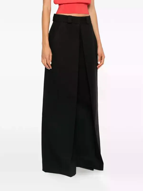 Balenciaga Inverted-pleat Trousers - Black
