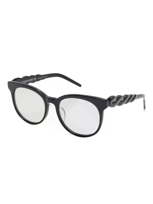 MEGANE AND ME Olive Braided-temple Eyeglasses