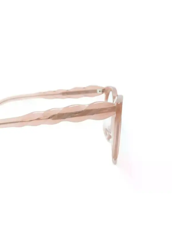 MEGANE AND ME Olive Braided-temple Sunglasses