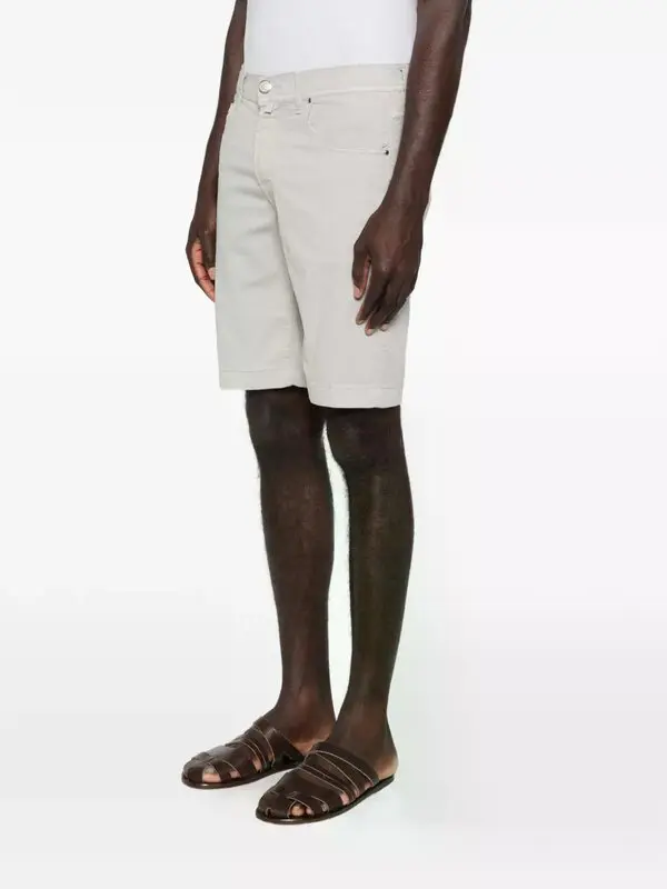 Jacob Cohen Nicolas Logo-patch Pocket Shorts - Grey