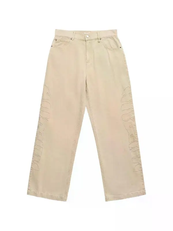 ALIS Bam Logo-embroidered Jeans