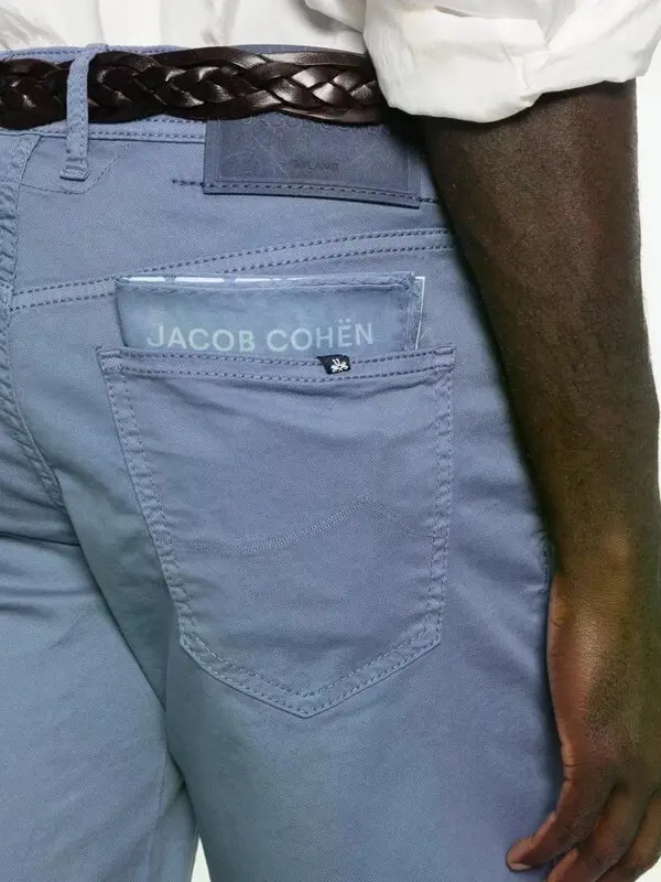 Jacob Cohen Nicolas Logo-patch Shorts - Blue