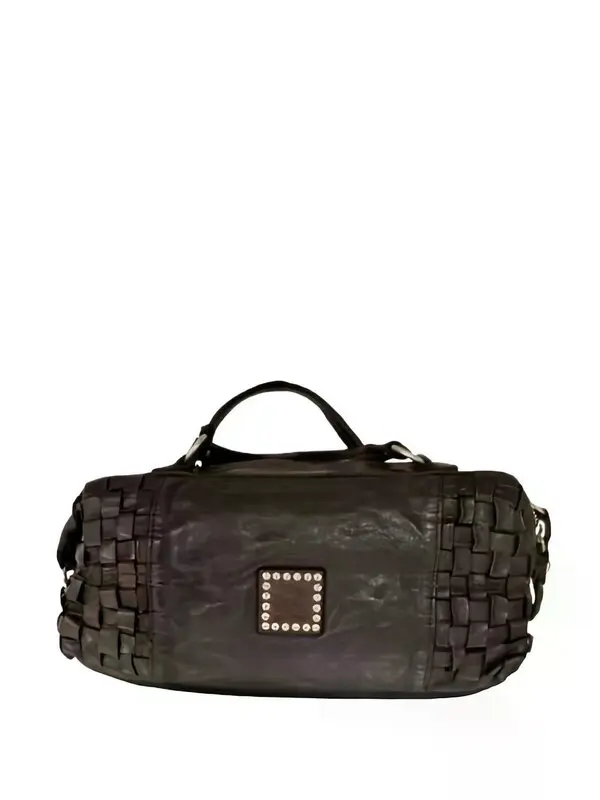 CAMPOMAGGI Woven-leather Shoulder Bag