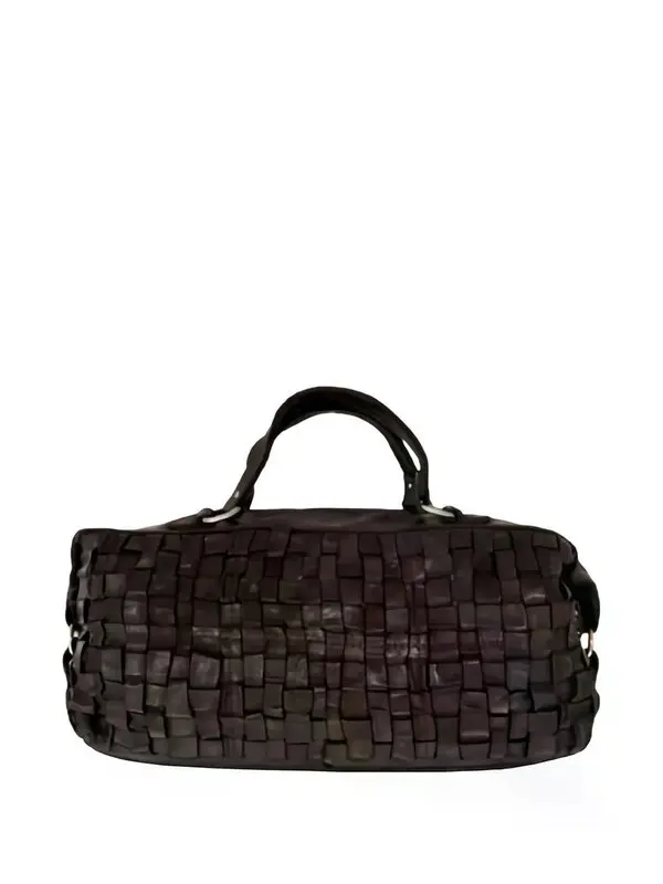 CAMPOMAGGI Woven-leather Shoulder Bag