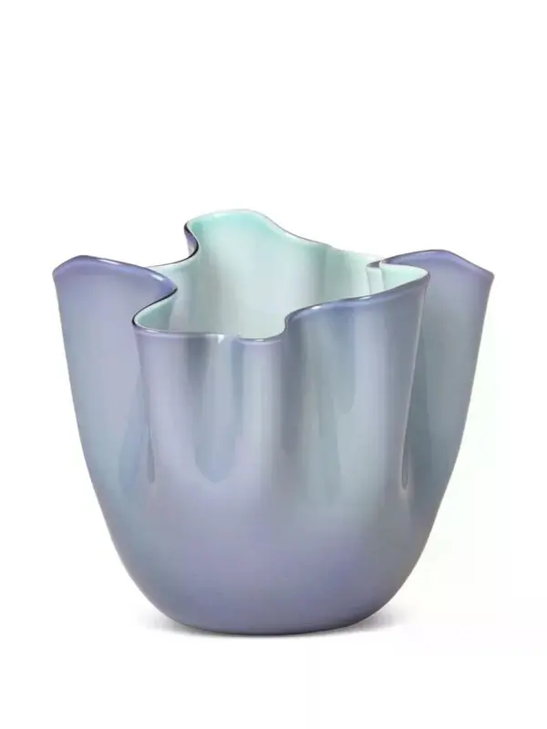 VENINI Fazzoletto Ruffled Vase